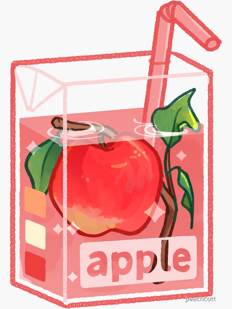 "ACNH Juicebox | Apple" Sticker by peachcott | Redbubble
