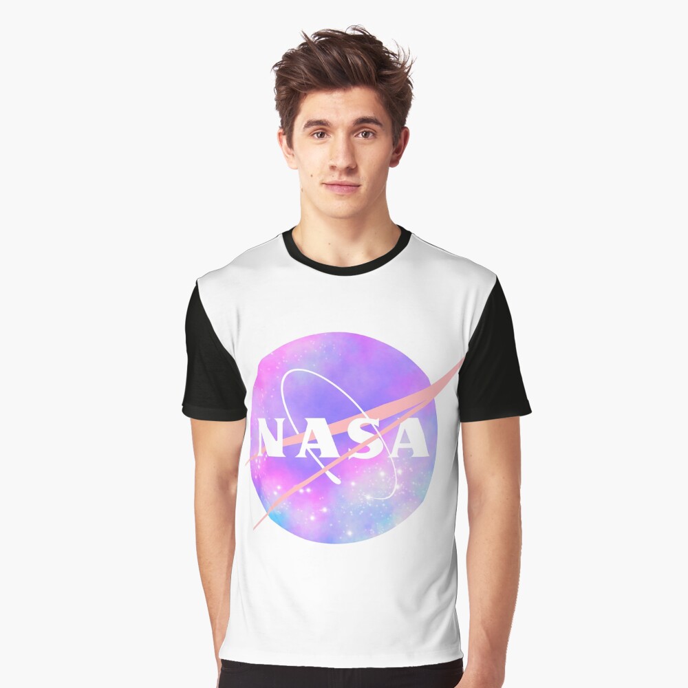 "Pastel Pink NASA Logo" Sticker for Sale by MarshmallowBun | Redbubble