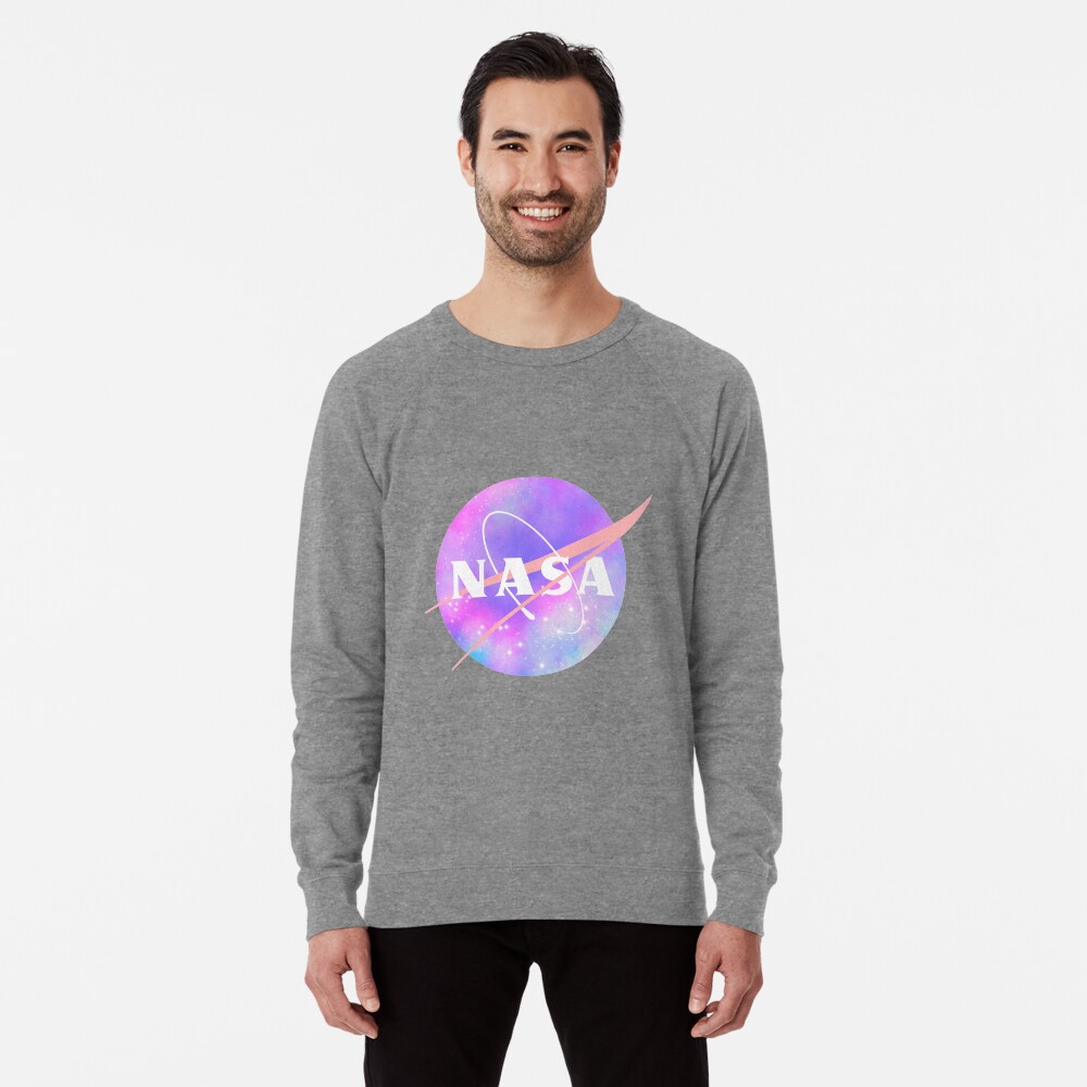 "Pastel Pink NASA Logo" Sticker for Sale by MarshmallowBun | Redbubble
