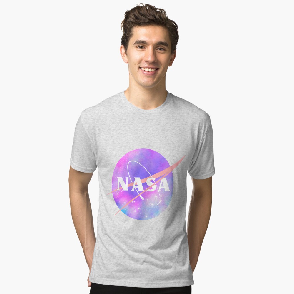 "Pastel Pink NASA Logo" Sticker for Sale by MarshmallowBun | Redbubble