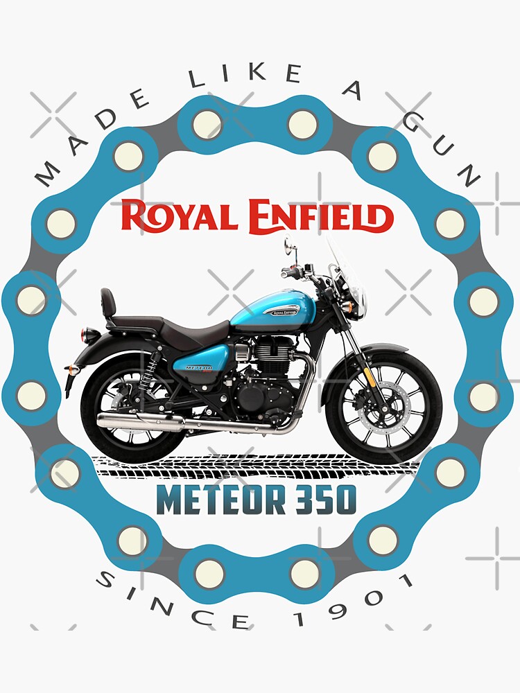 "Royal Enfield Meteor 350 Motorcycle" Sticker for Sale by Ramkumar9962 ...
