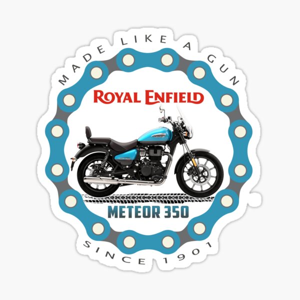 "Royal Enfield Meteor 350 Motorcycle" Sticker for Sale by Ramkumar9962 ...