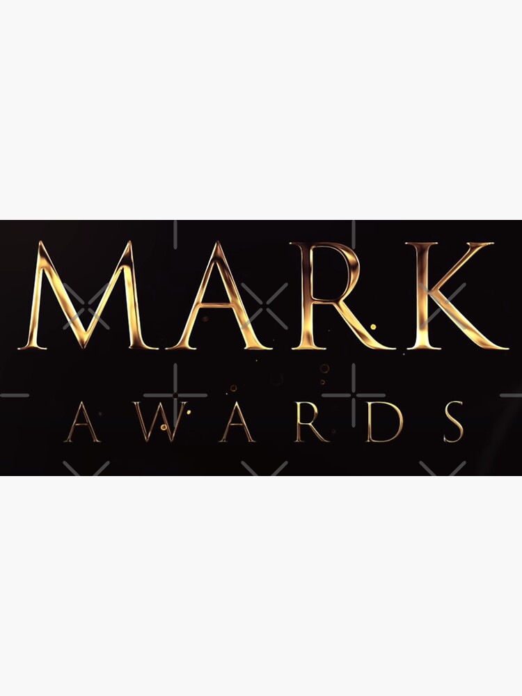 "Mark awards Logo" Sticker for Sale by tronan | Redbubble