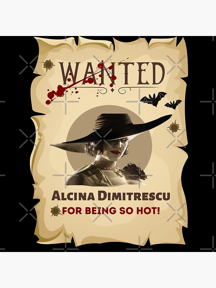"Resident Evil Village Wanted Poster of Lady Dimitrescu" Poster for ...