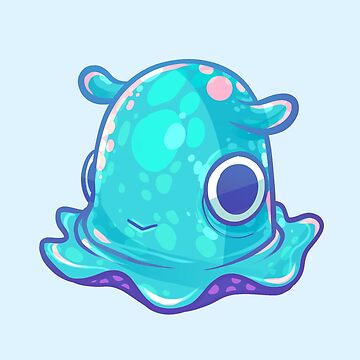 "Turquoise Dumbo Octopus" Sticker for Sale by GalaxyChicken | Redbubble