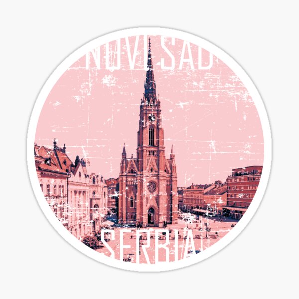 "Novi Sad" Sticker for Sale by DesignerTravel | Redbubble