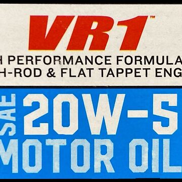 "Valvoline VR1 Racing Oil" Sticker for Sale by Phantom Cruizer | Redbubble