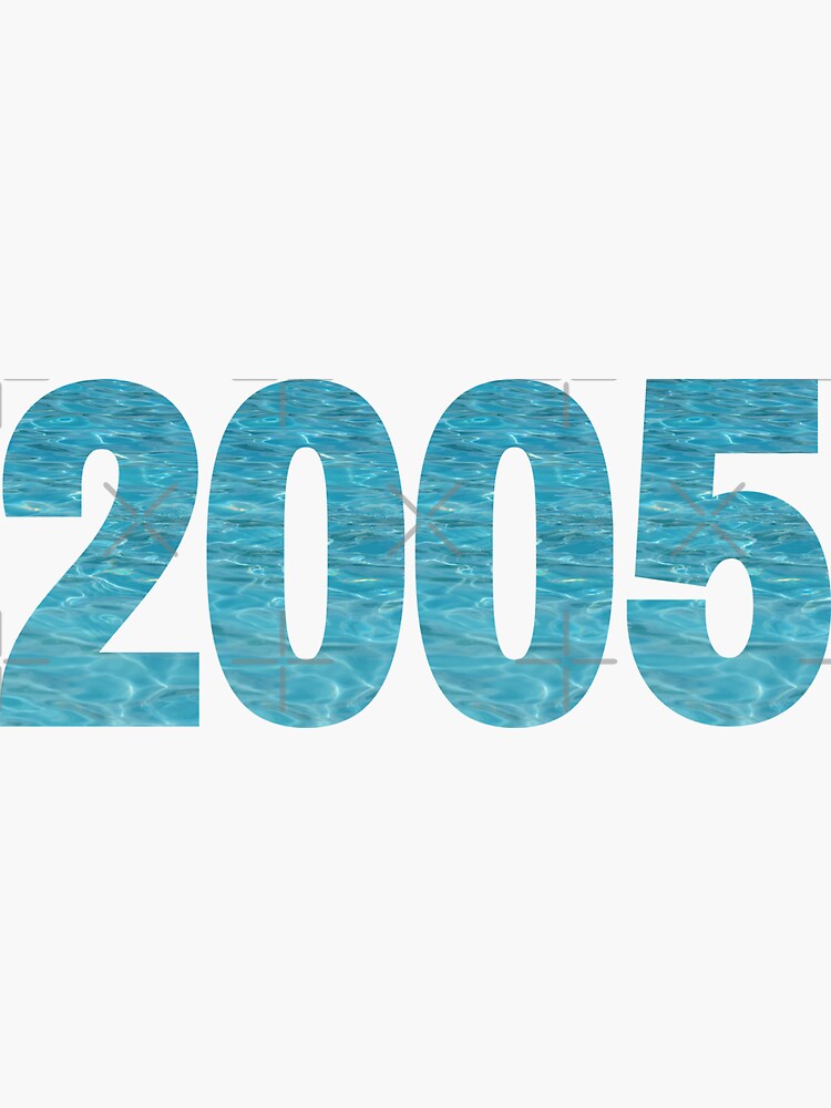 "2005" Sticker for Sale by Labradoodlesetc | Redbubble
