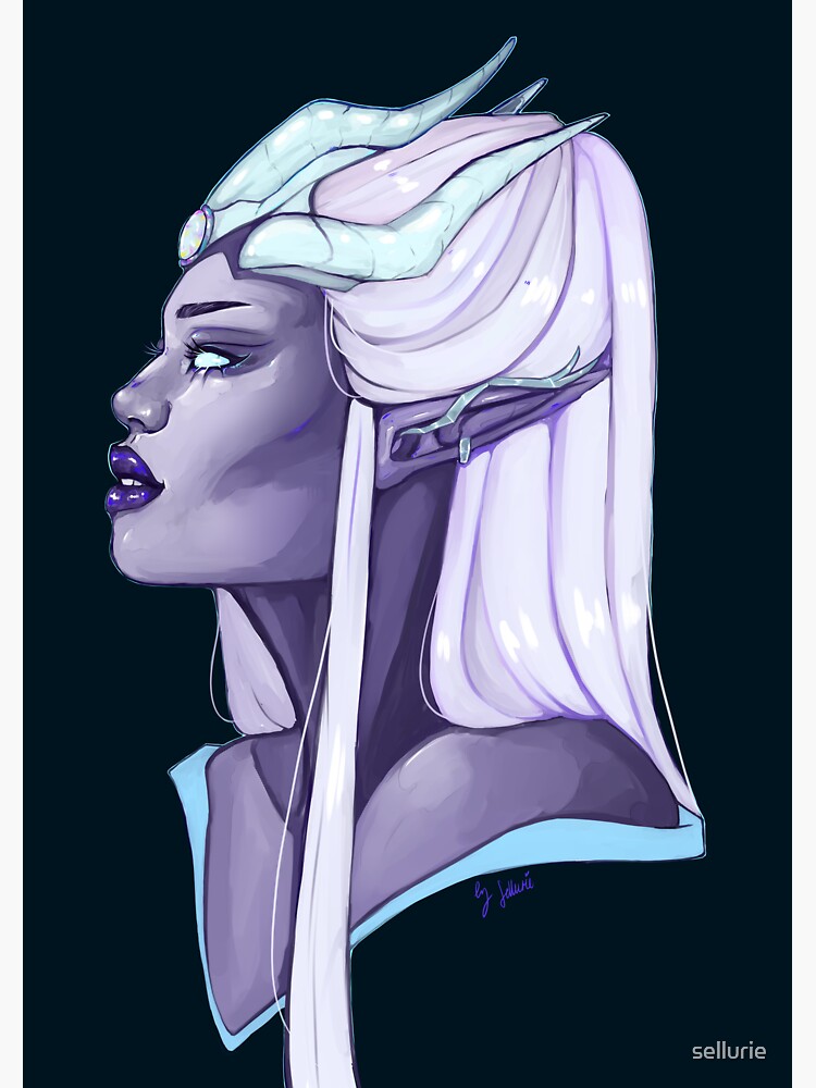 "The Bright Queen - Critical Role Fanart" Sticker by sellurie | Redbubble