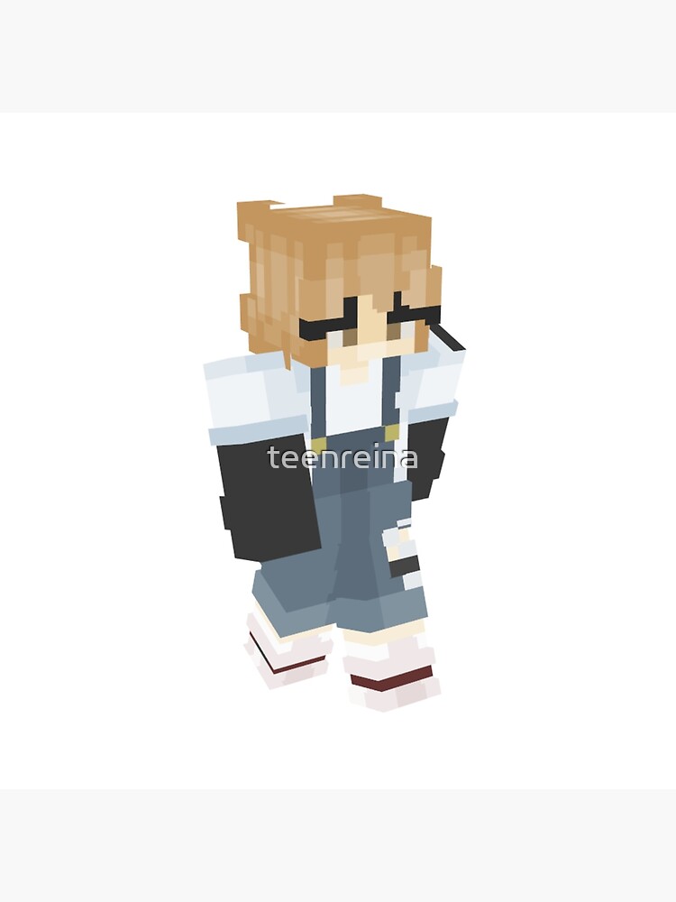 "Niki nihachu minecraft skin " Art Print for Sale by teenreina | Redbubble