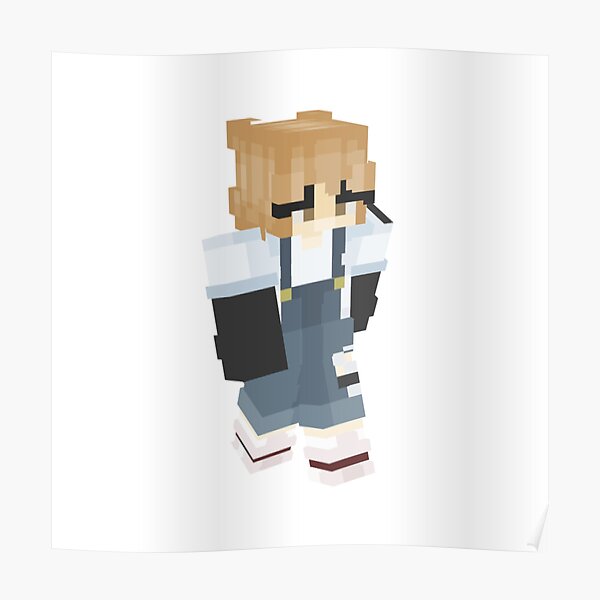 "Niki nihachu minecraft skin " Poster by teenreina | Redbubble