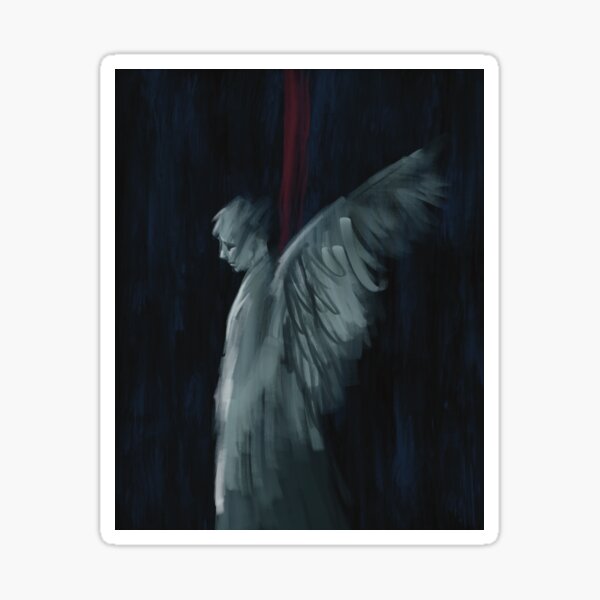 "Fallen angel" Sticker by Criatvra | Redbubble