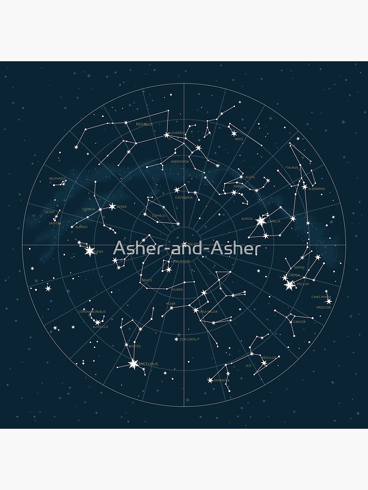 "Сonstellations - Celestial Dark Academia" Poster by Asher-and-Asher ...