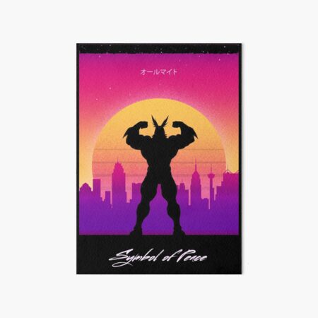 "All Might Symbol of Piece" Art Board Print by Douglas095 | Redbubble