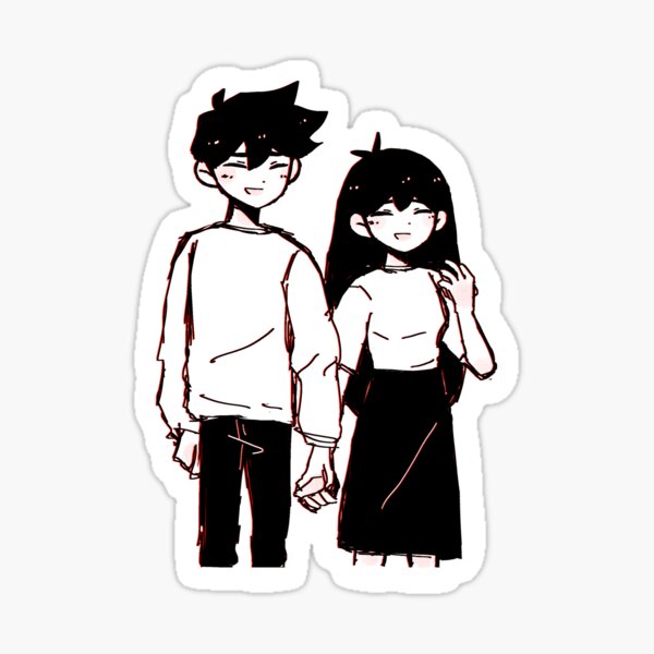 "OMORI Hero and Mari" Sticker for Sale by kaejun | Redbubble