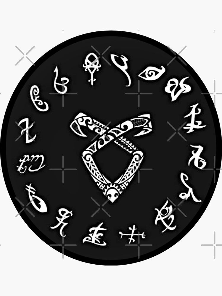 "All Runes (Circle Version) " Sticker for Sale by ForYouShop | Redbubble