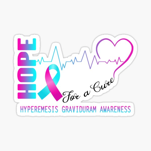 "Hope For A Cure Hyperemesis Graviduram Awareness" Sticker by ...