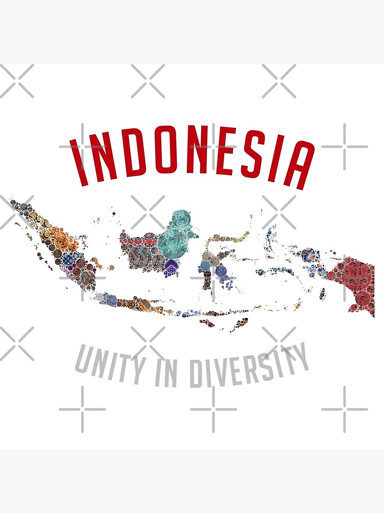 "Indonesia - Unity in Diversity" Poster for Sale by Alex Dotulong ...