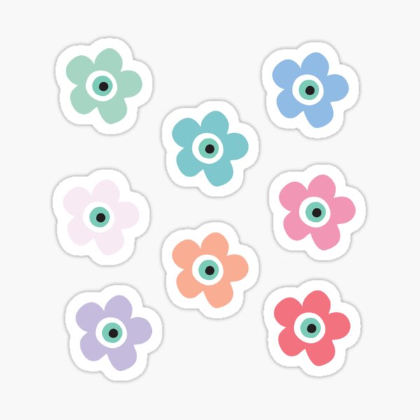 "nazar indie flower" Sticker for Sale by sarsi | Redbubble