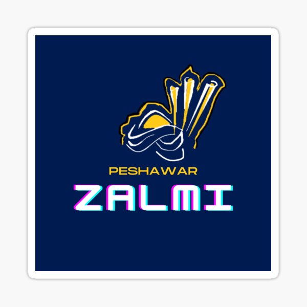 "PESHAWAR ZALMI" Sticker for Sale by wazir123 | Redbubble