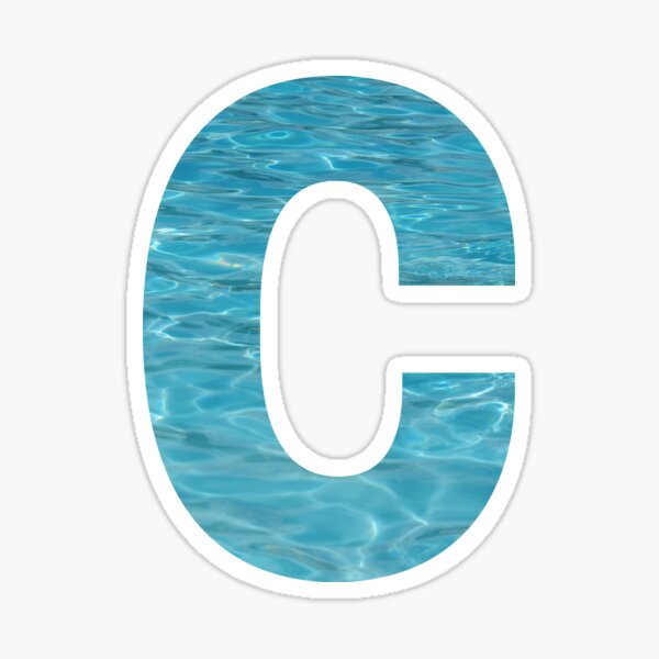 "Big Letter C" Sticker for Sale by Labradoodlesetc | Redbubble