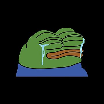 "peepoSad Emote High Quality" Sticker for Sale by SimplyNewDesign ...