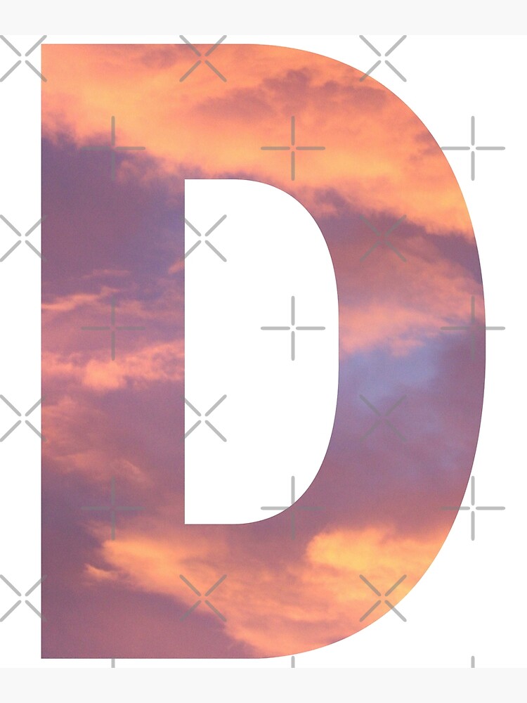 "Big Letter D" Poster for Sale by Labradoodlesetc | Redbubble