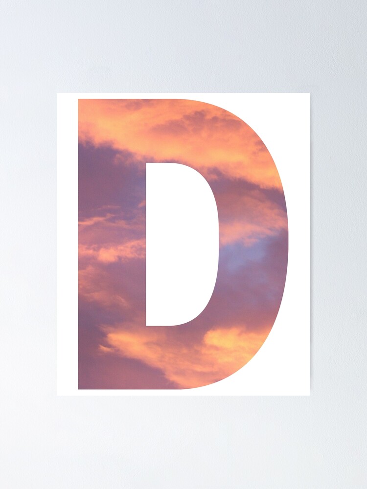 "Big Letter D" Poster for Sale by Labradoodlesetc | Redbubble