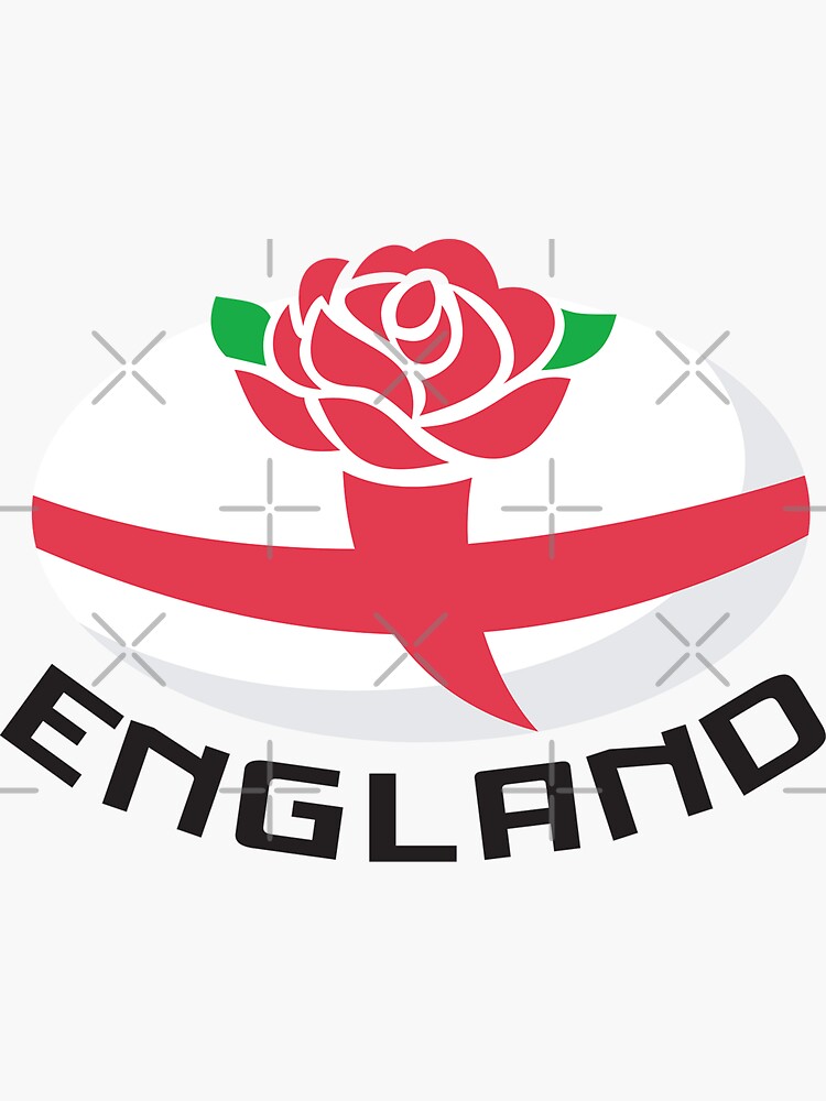 "England Rugby 2021 | England Rugby Fans Gifts" Sticker by chuppys ...
