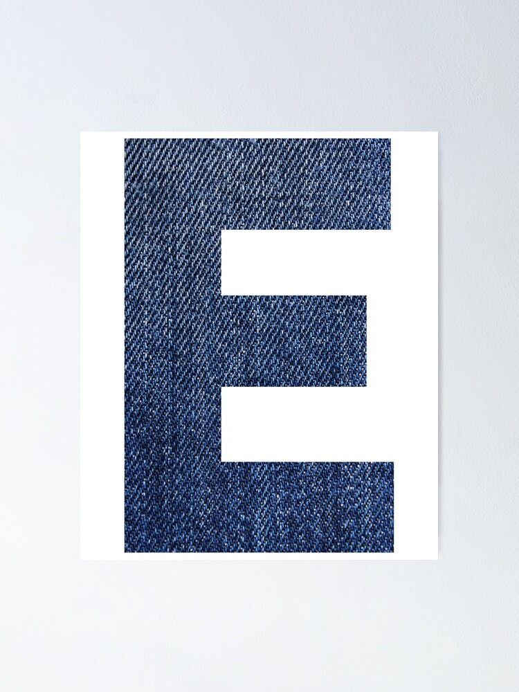 Póster «Letra grande E» de Labradoodlesetc | Redbubble