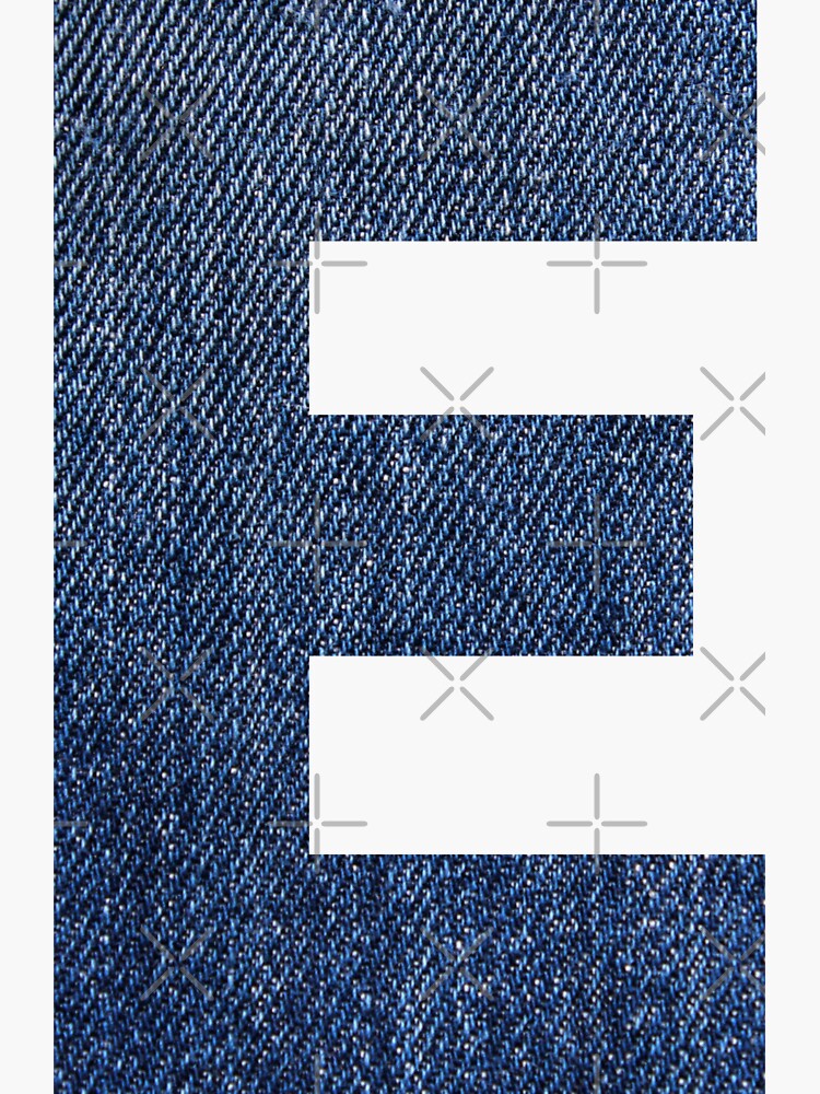 "Big Letter E" Sticker for Sale by Labradoodlesetc | Redbubble