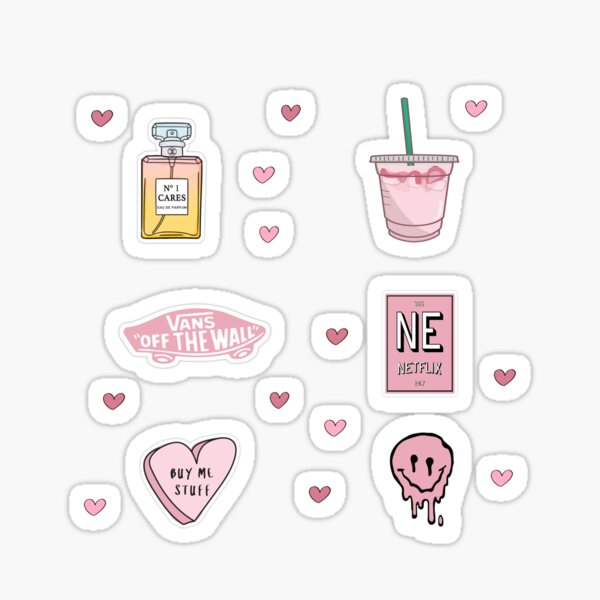 "Pink aesthetic " Sticker by JosiDesigns | Redbubble