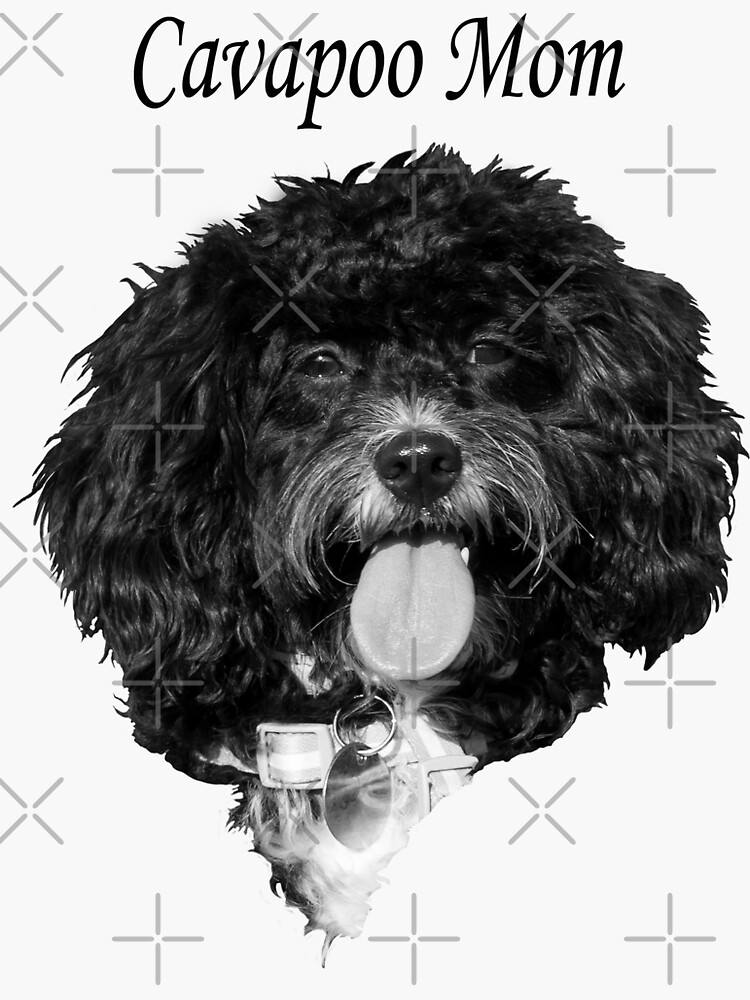 "Cavapoo Mom" Sticker for Sale by JStanley19 | Redbubble