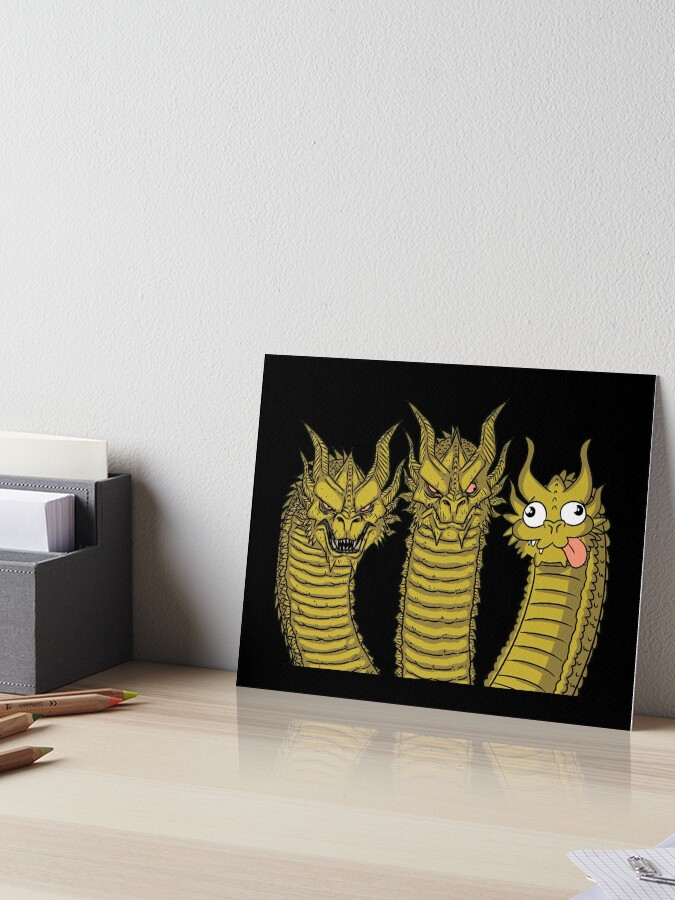 "Three-Headed Dragon Meme" Art Board Print for Sale by Media0102 ...