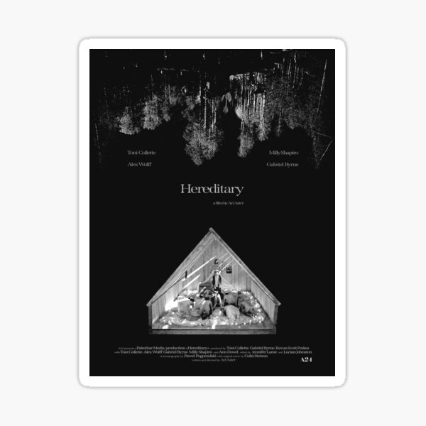 "Hereditary" Sticker for Sale by clemonpluto | Redbubble