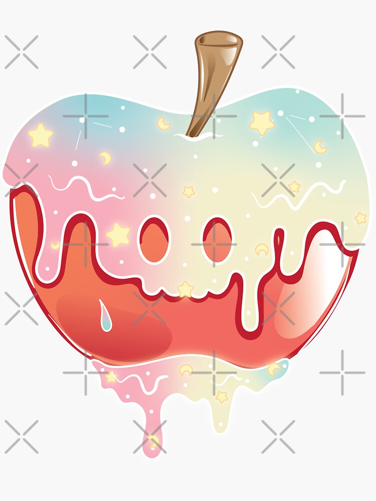 "Cute Poison Apple" Sticker by MinthStudios | Redbubble