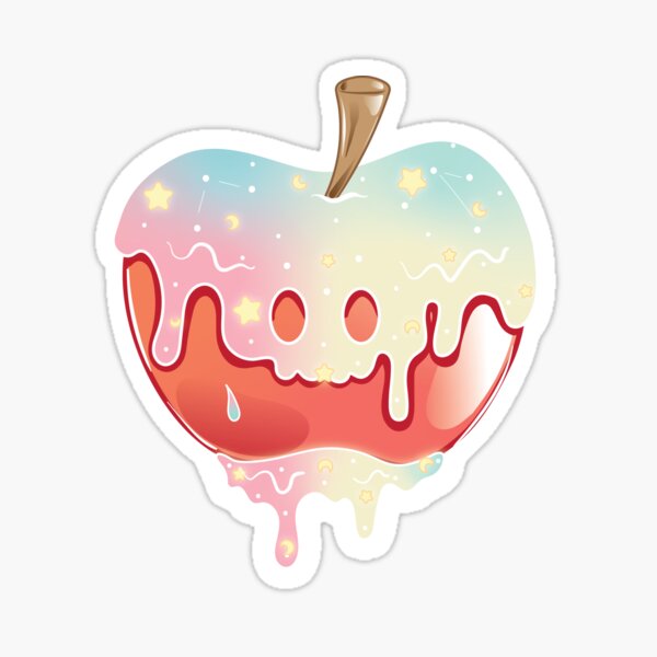 "Cute Poison Apple" Sticker by MinthStudios | Redbubble