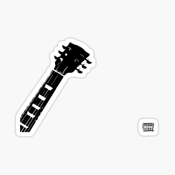 "Les Paul -Electric Guitar" Sticker for Sale by pompster | Redbubble