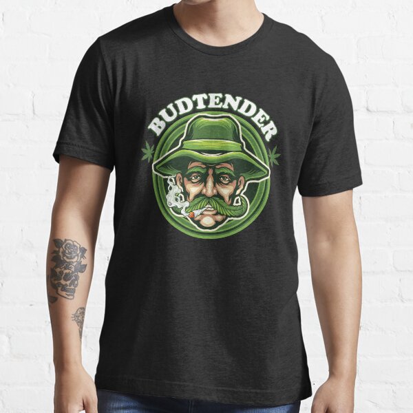 "Budtender For Marijuana & Weed Dispensary - Local Weed Shop" T-shirt ...