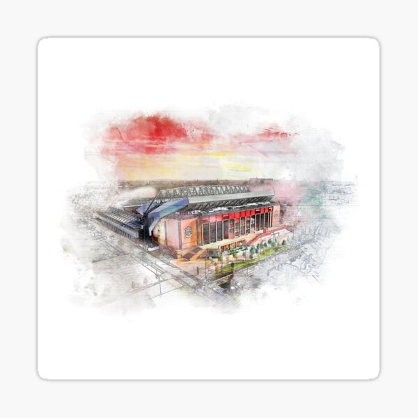 "Anfield Stadium - Liverpool FC" Sticker by philshelly | Redbubble
