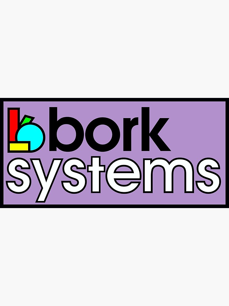 "bork systems logo" Poster by borksystems | Redbubble