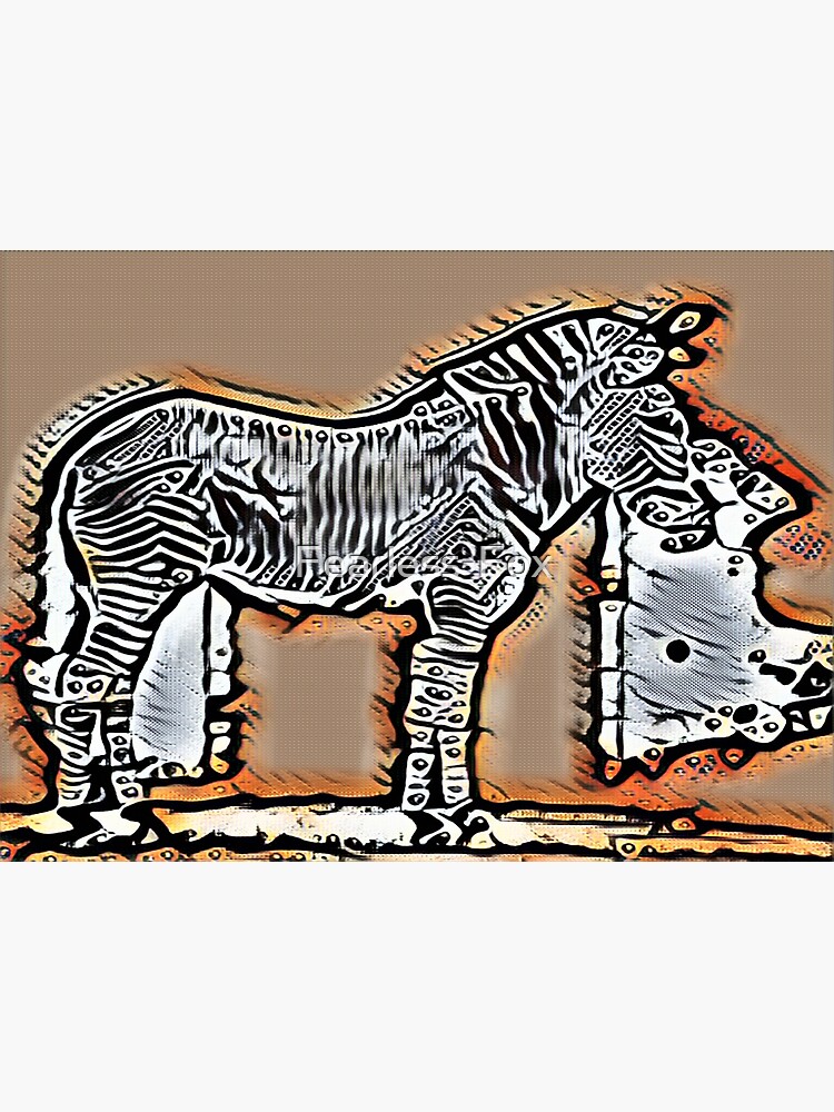 "Zebra In Tigertail" Poster by Fearless-Fox | Redbubble