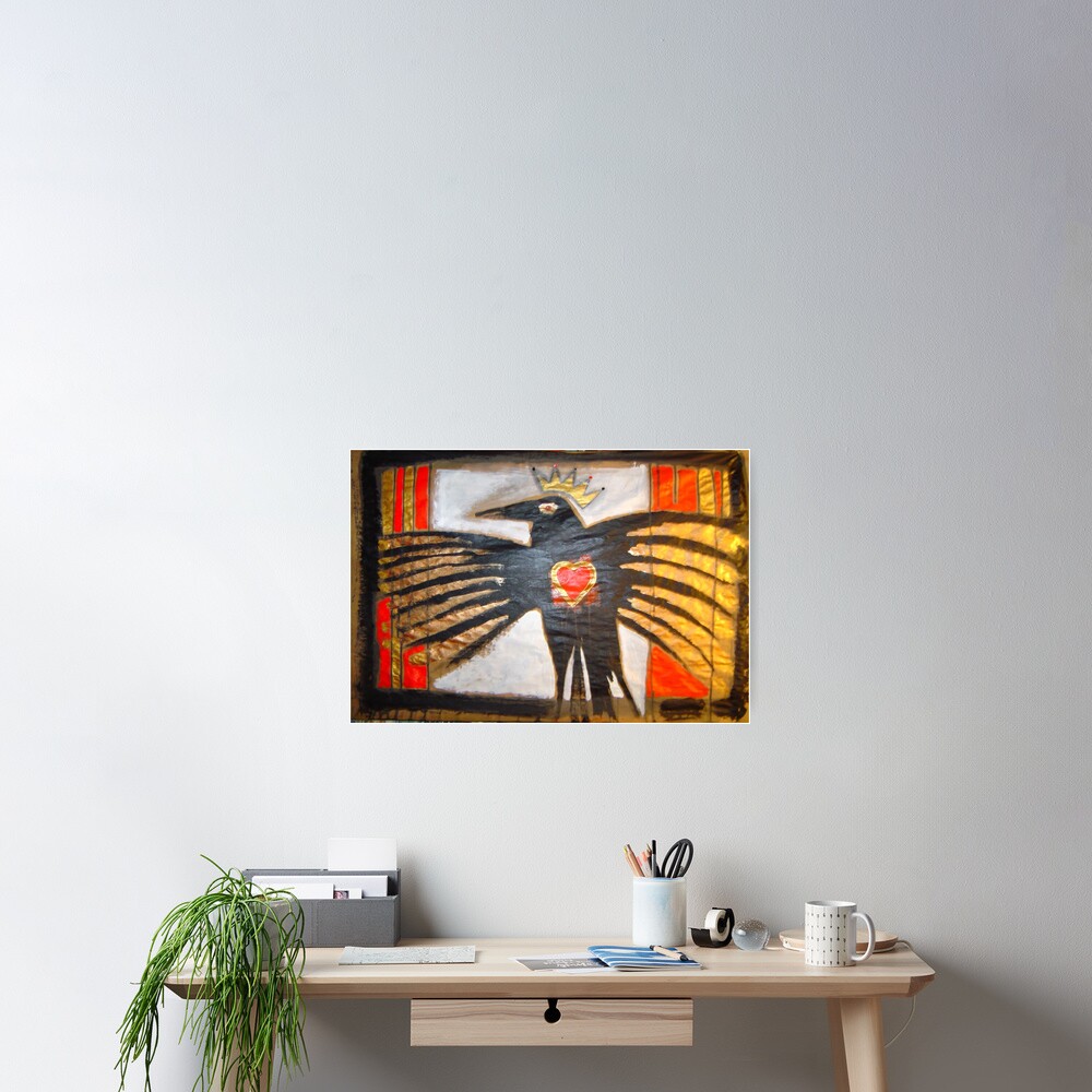 "crow nation flag" Poster for Sale by arteology | Redbubble