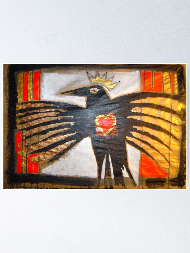"crow nation flag" Poster for Sale by arteology | Redbubble