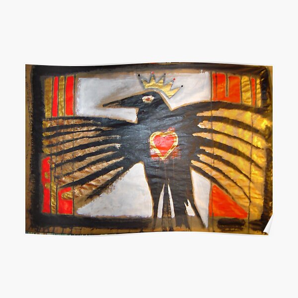 "crow nation flag" Poster for Sale by arteology | Redbubble