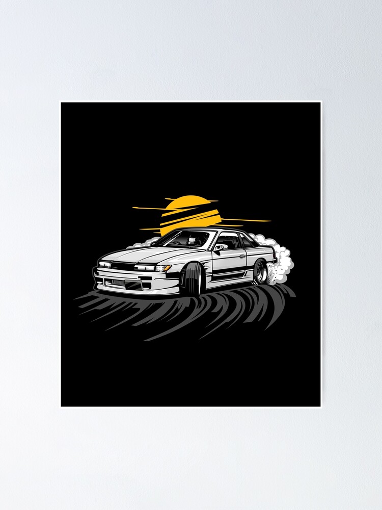 "Nissan Silvia s13" Poster for Sale by Aliaksandr | Redbubble