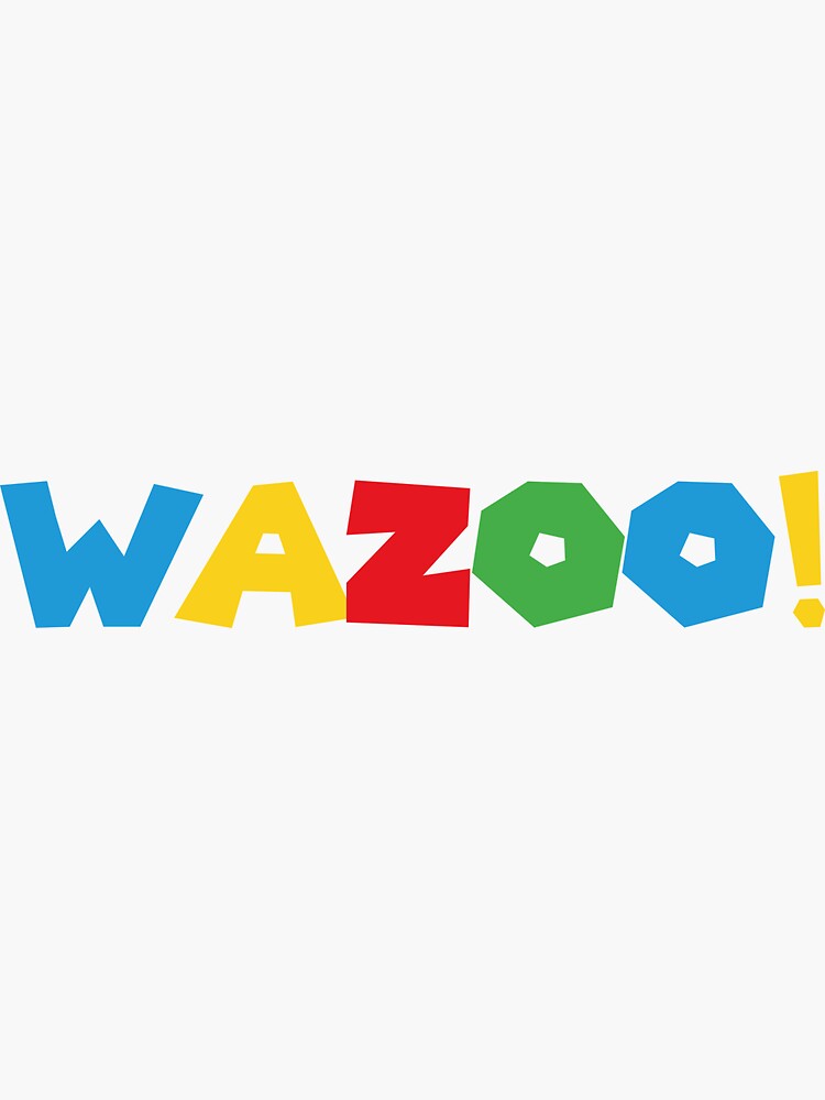 "Wazoo!" Sticker by SannedeKruyf | Redbubble