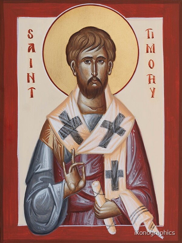 "St Timothy" by ikonographics | Redbubble