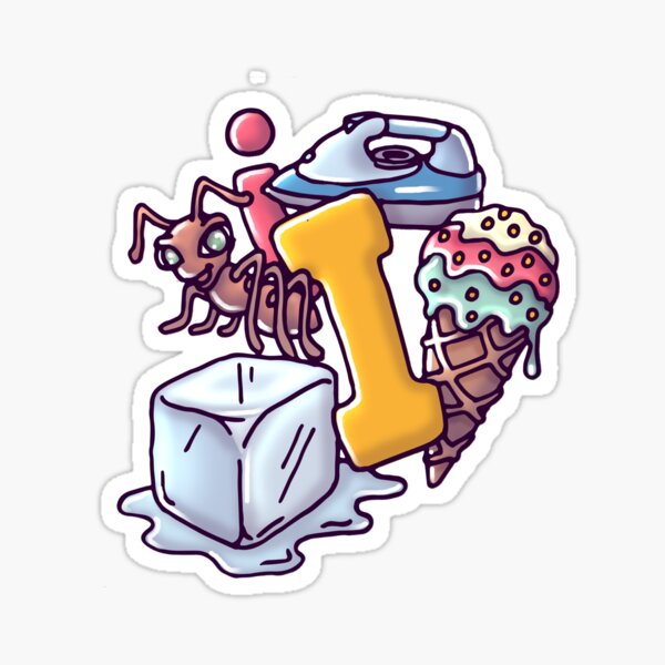 "Kids Learning Alphabets, Small Letter i " Sticker for Sale by Pelumii ...