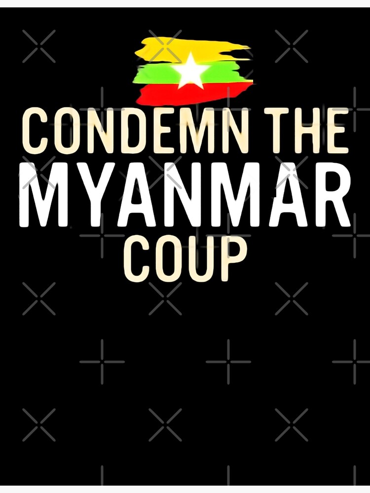 "Save Myanmar" Poster by BRANTCORPORA | Redbubble